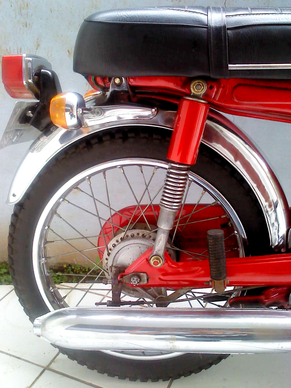 BISULTIKUDRAT: HONDA S90Z 1970 (MERAH)