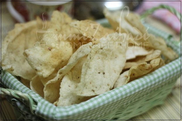 Home Sweet Home: Keropok Opak Ubi - Sedap Sekali!!