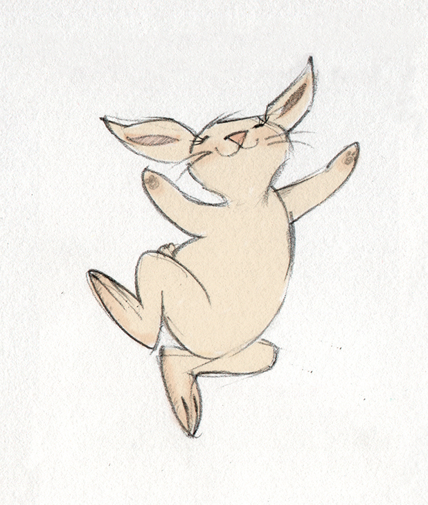 Linda Olafsdottir - Illustration & Fine art: When mad - paint rabbits!