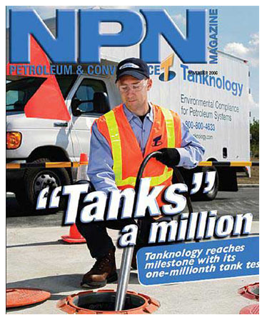 In 2006 Tanknology tested its one-millionth tank - Tanknology