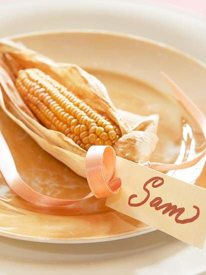 postcards and pretties: pretty details | edible autumn place cards