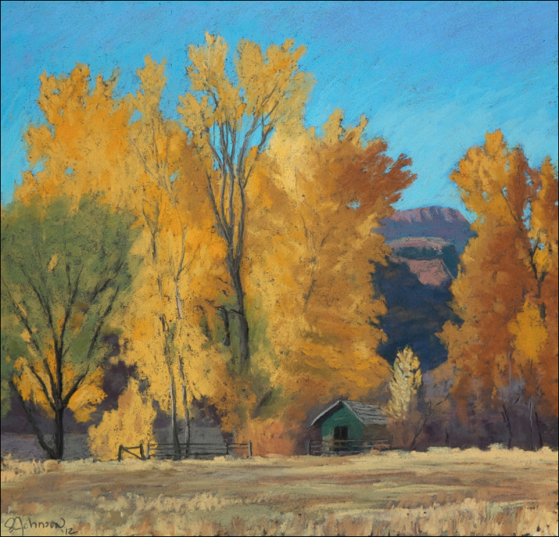 Paintings and More by Sonya: Fall Colors, and studio skies - pastel ...