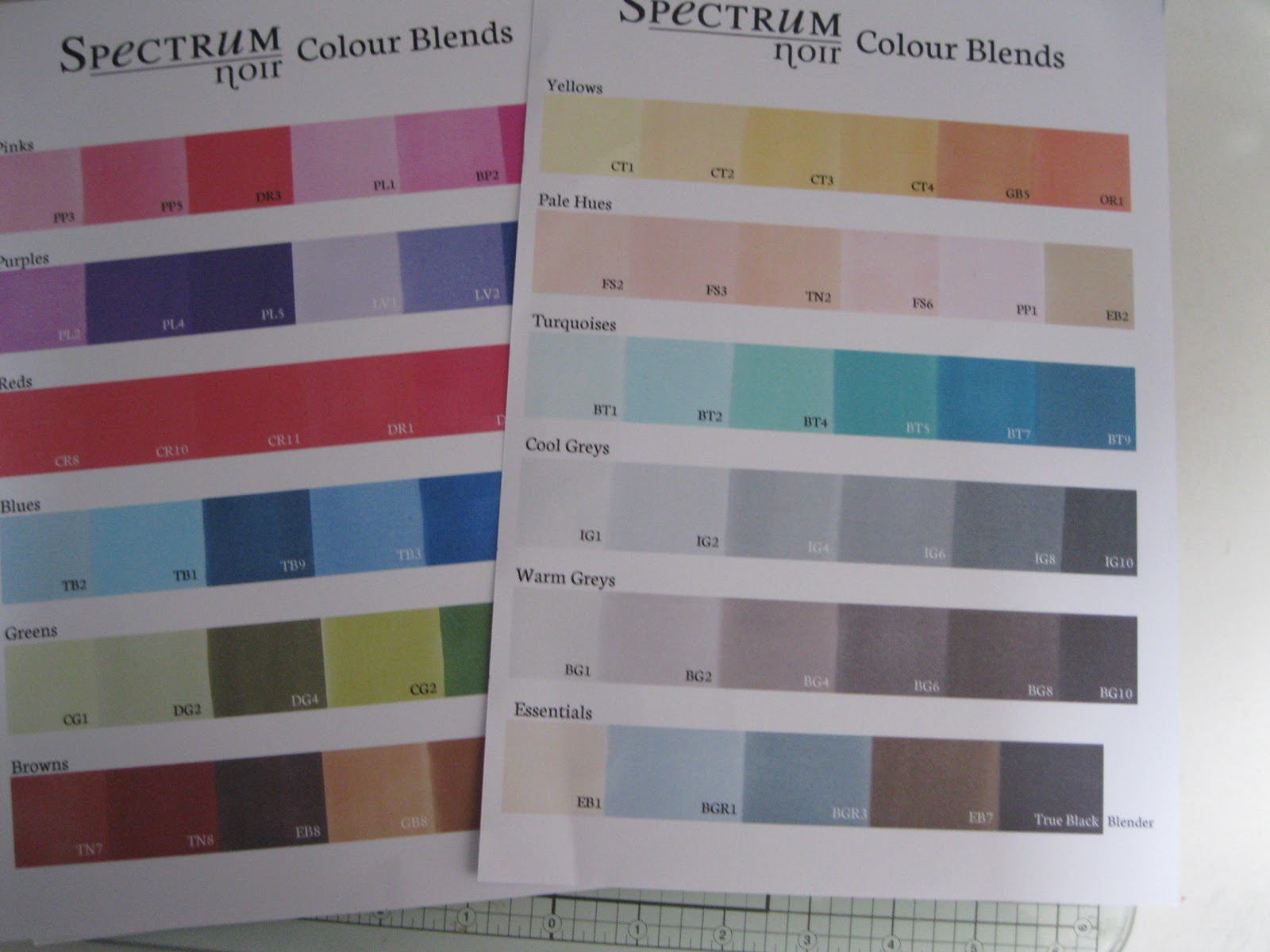 Flowers, Ribbons and Pearls: More on Spectrum Noir