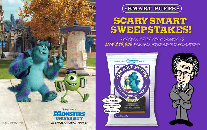 Smart Puffs Teams Up with Disney Pixar's Monsters University: Review ...