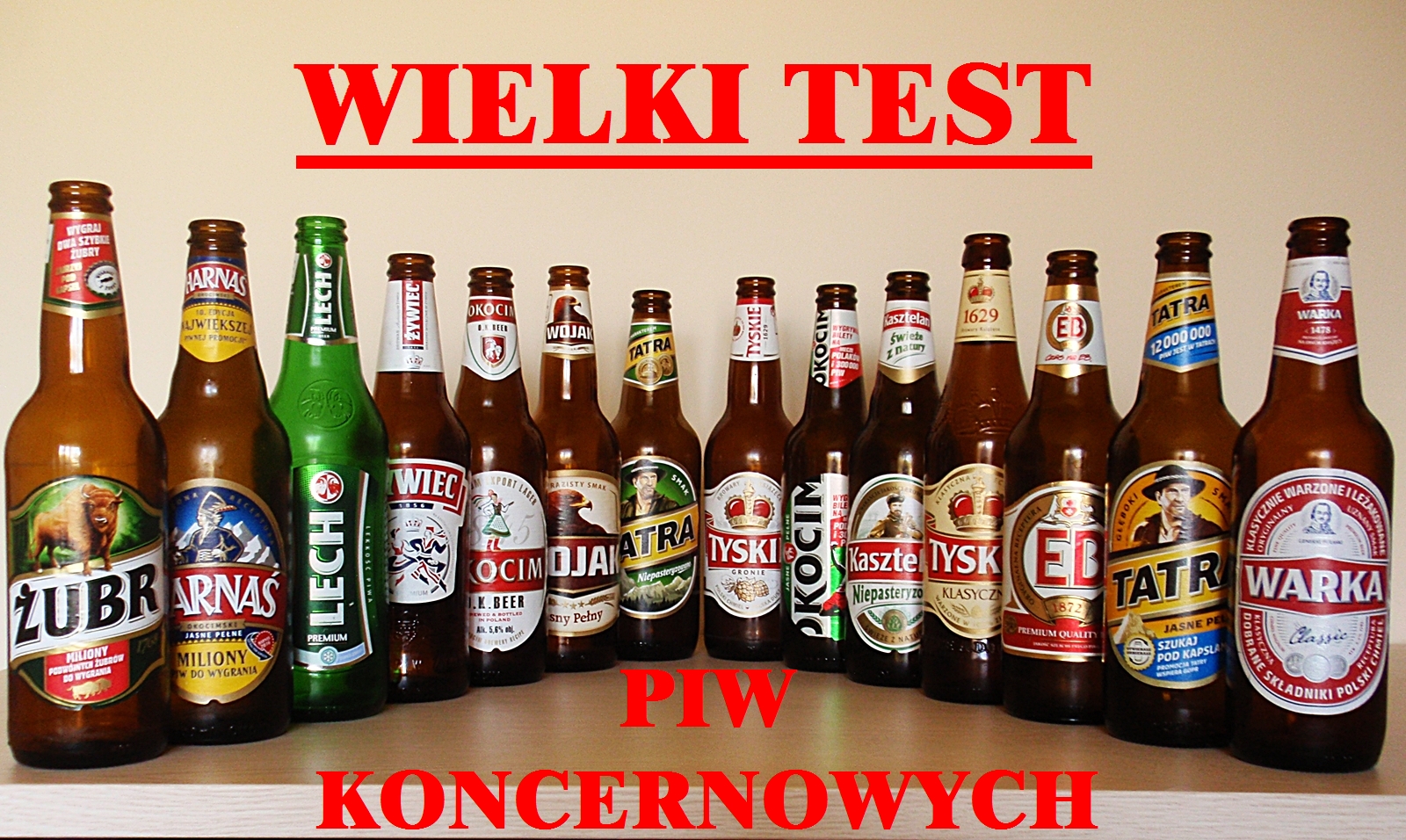 WIELKI TEST PIW KONCERNOWYCH