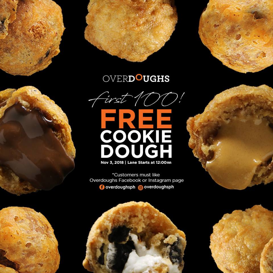 Manila Shopper: Overdoughs SM Manila Opening Promo: Nov 3 2018