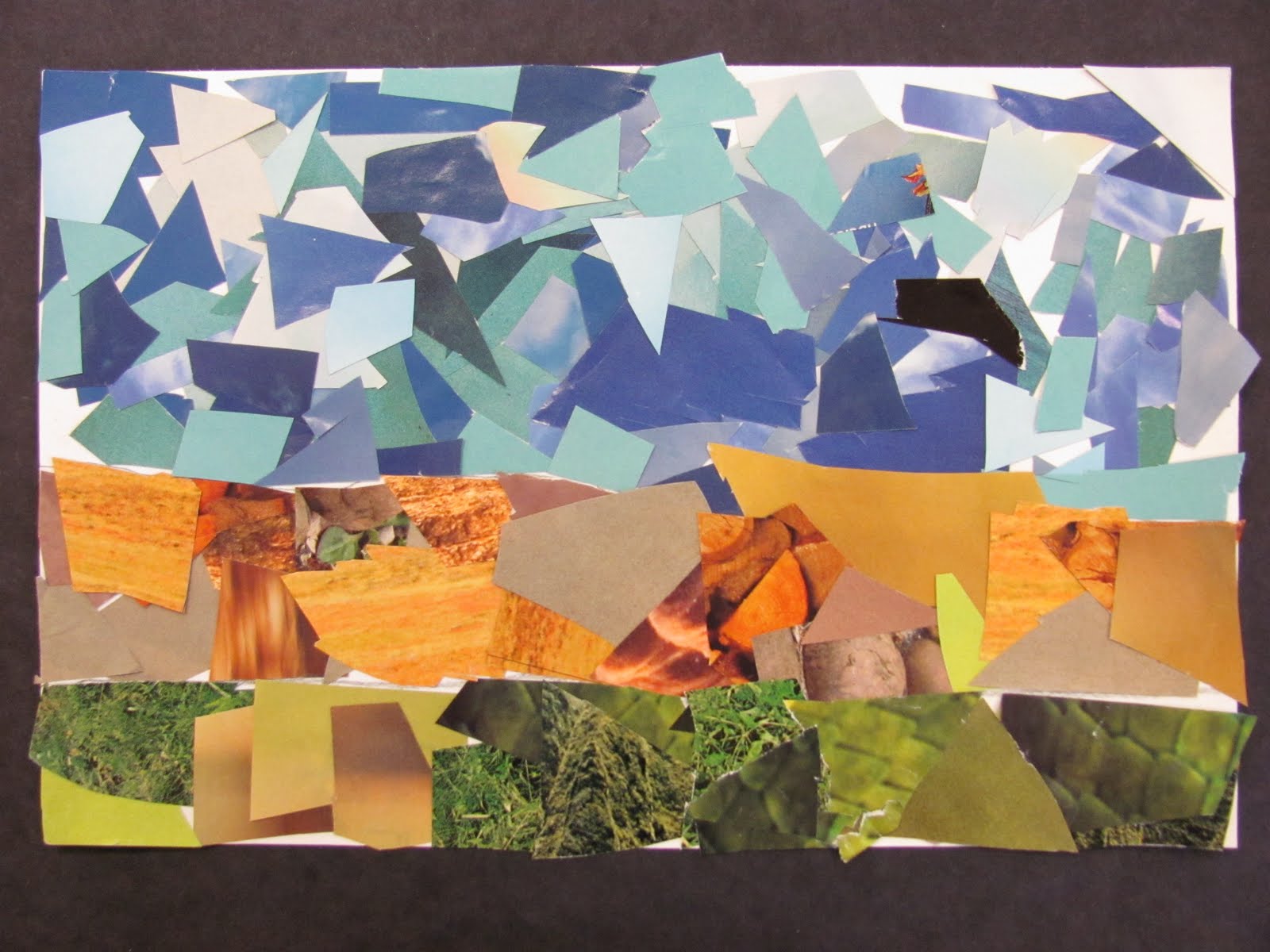 Dumbledraw: recycled magazine collages