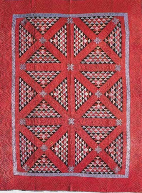 Barbara Brackman's MATERIAL CULTURE: Regional Pattern: Railroad Crossing