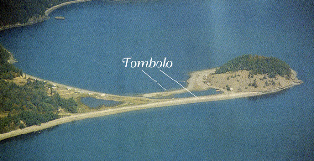 Landforms in the World: Coastal and Oceanic Landform ( 51. Tombolo )