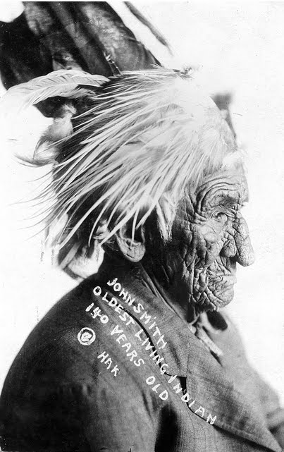 White Wolf : John Smith : Oldest Native American -140 Years old