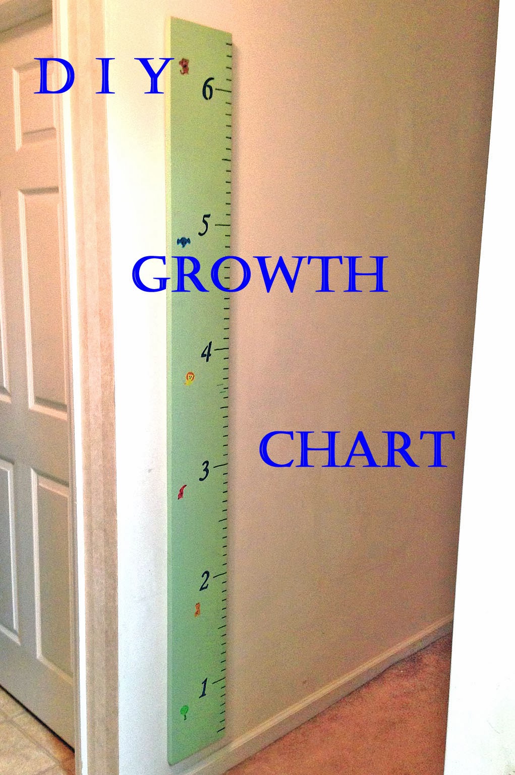 Hand Crafted Bliss: DIY Growth Chart
