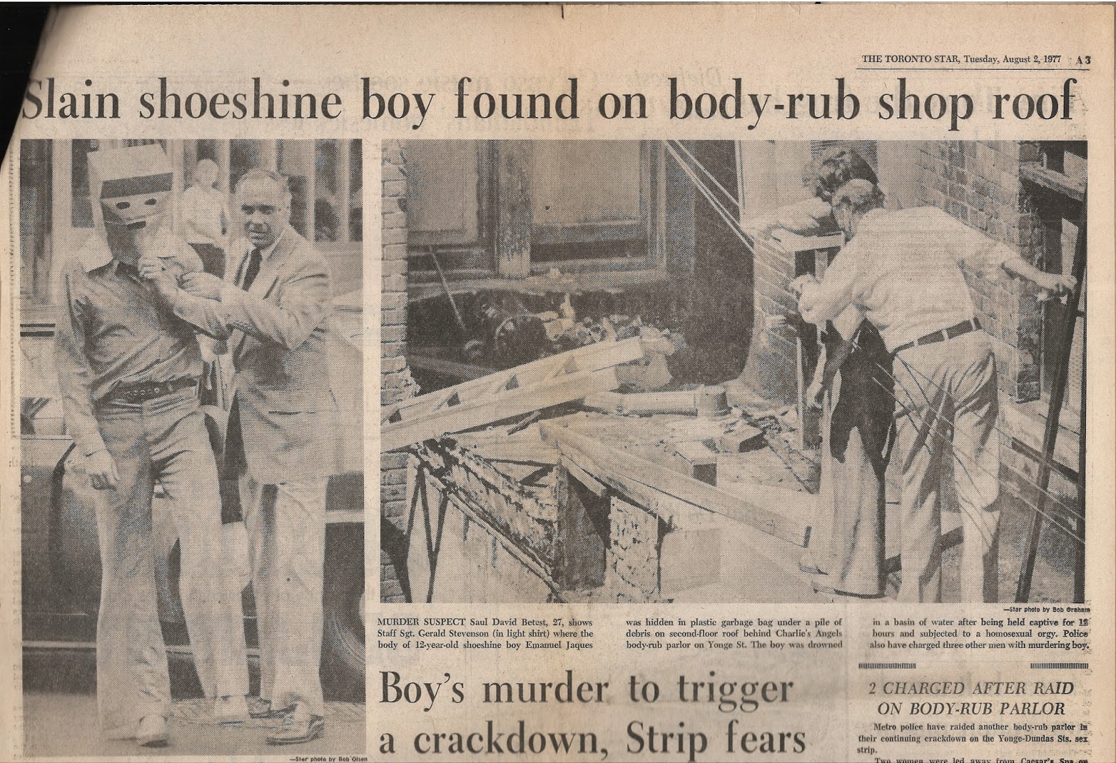 Occupation: Gay: Emanuel Jaques, Toronto Shoeshine Boy Murders and ...