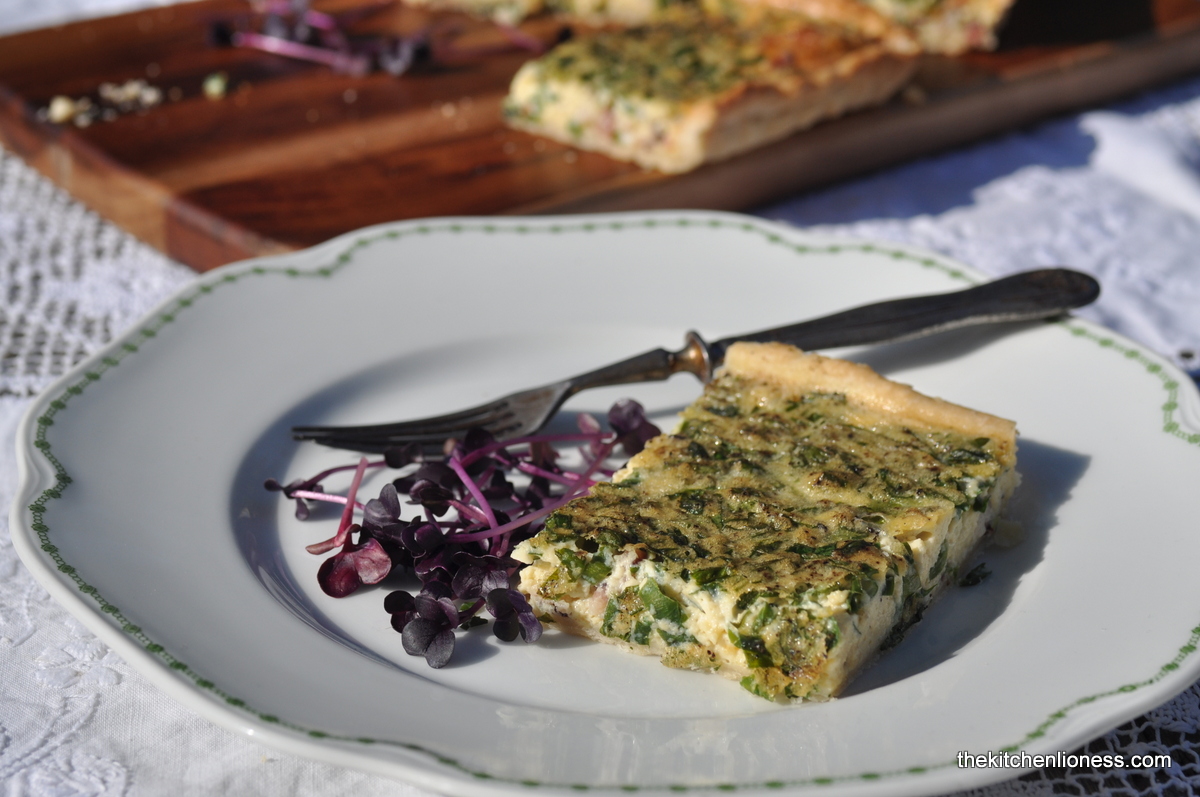 The Kitchen Lioness: Saint Patrick´s Day & Wild Garlic Quiche