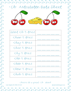 Ms. Lane's SLP Materials: Articulation: "Ch" in Isolation & Syllables