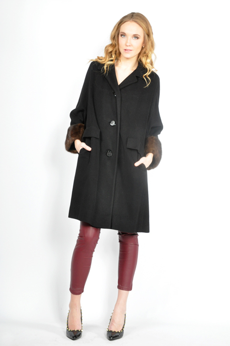 Wardrobot™: 1960's Cashmere Trapeze Coat
