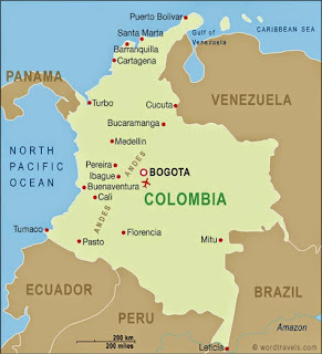 COLOMBIA - GEOGRAPHICAL MAPS OF COLOMBIA ~ Klima Naturali™