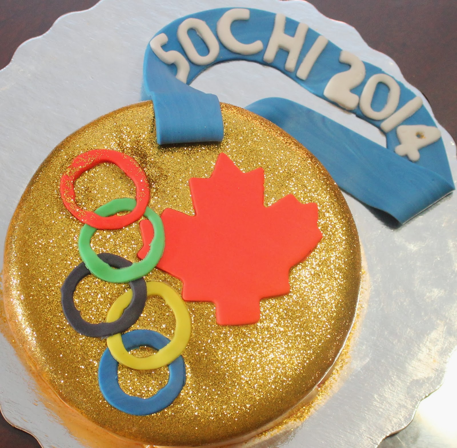 Love Dem Goodies: Olympic Gold Medal Cake for Canada