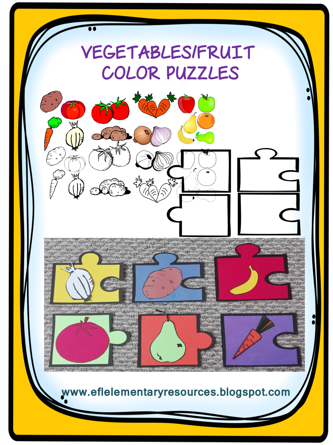 EFL Elementary Teachers: Fruit and Vegetable Theme