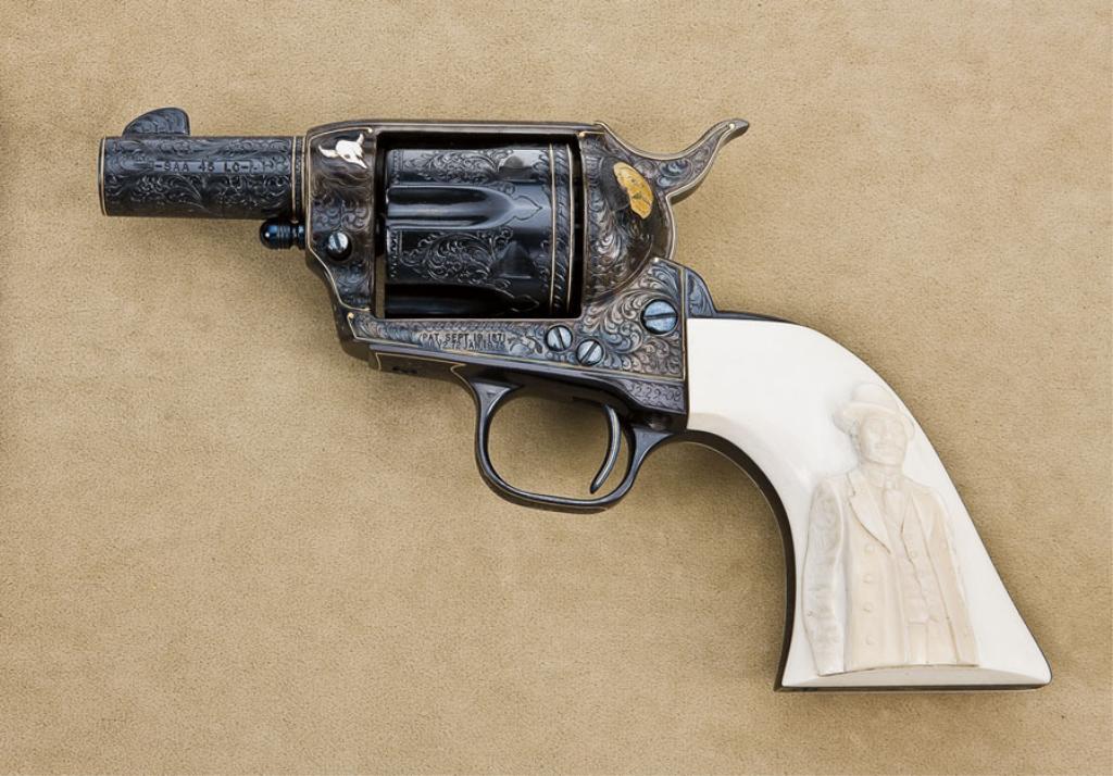 Colt Sheriff's Model SAA revolver by Master engraver Ken Hurst, .45 ...