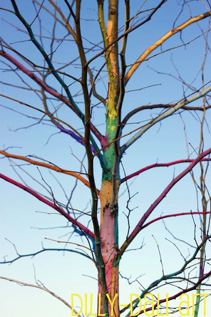 Dilly-Dali Art: The Rainbow Tree