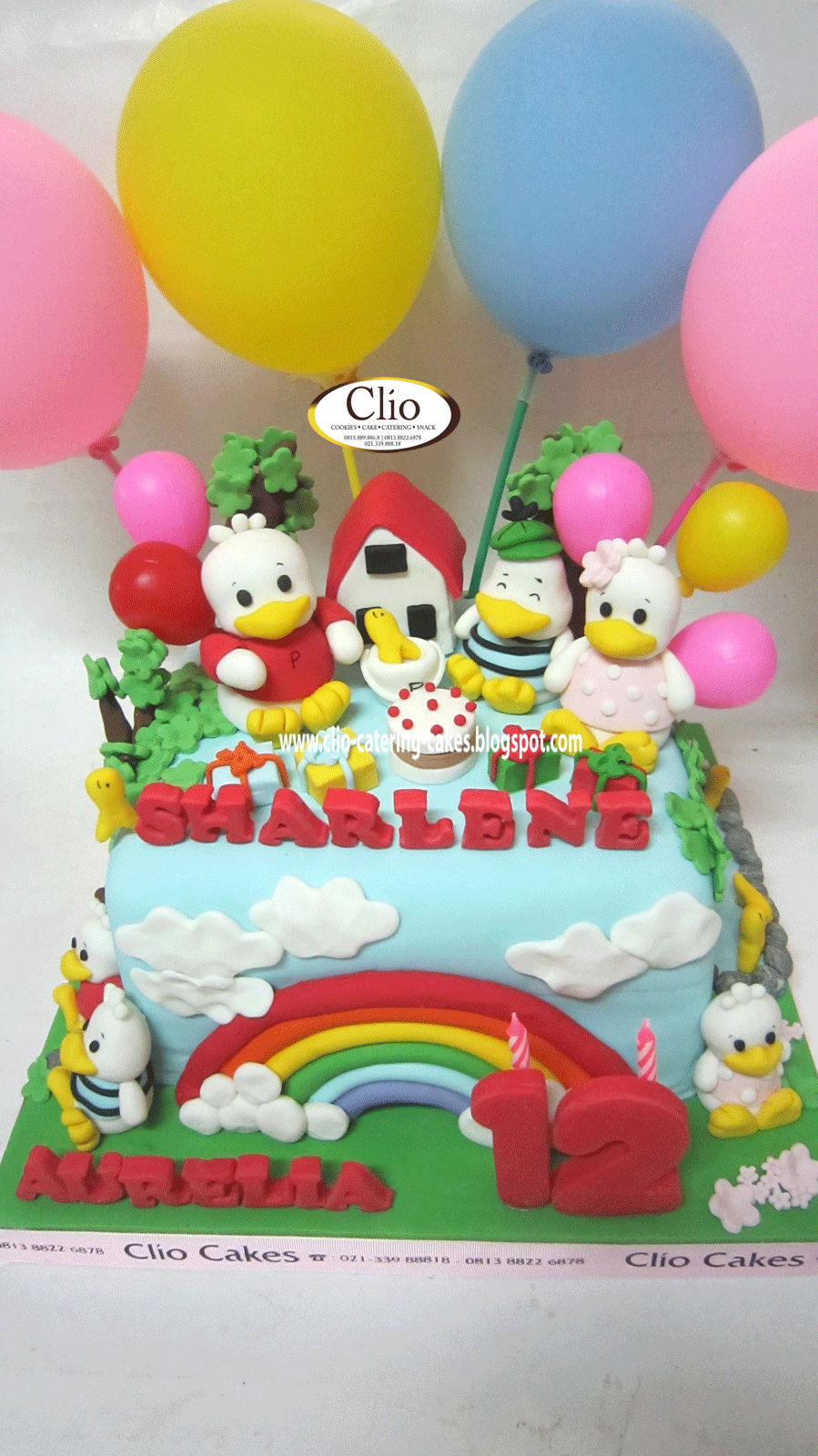clio catering cakes: Ahiru No Pekkle Cake