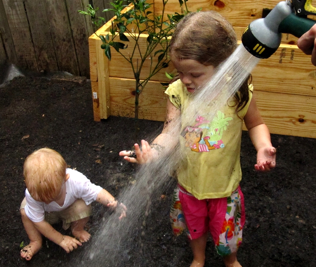 Hot-Flashed Funk: Toddler Gardening