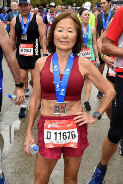 70 year old Jeannie Rice set a new world record for her age when she ...