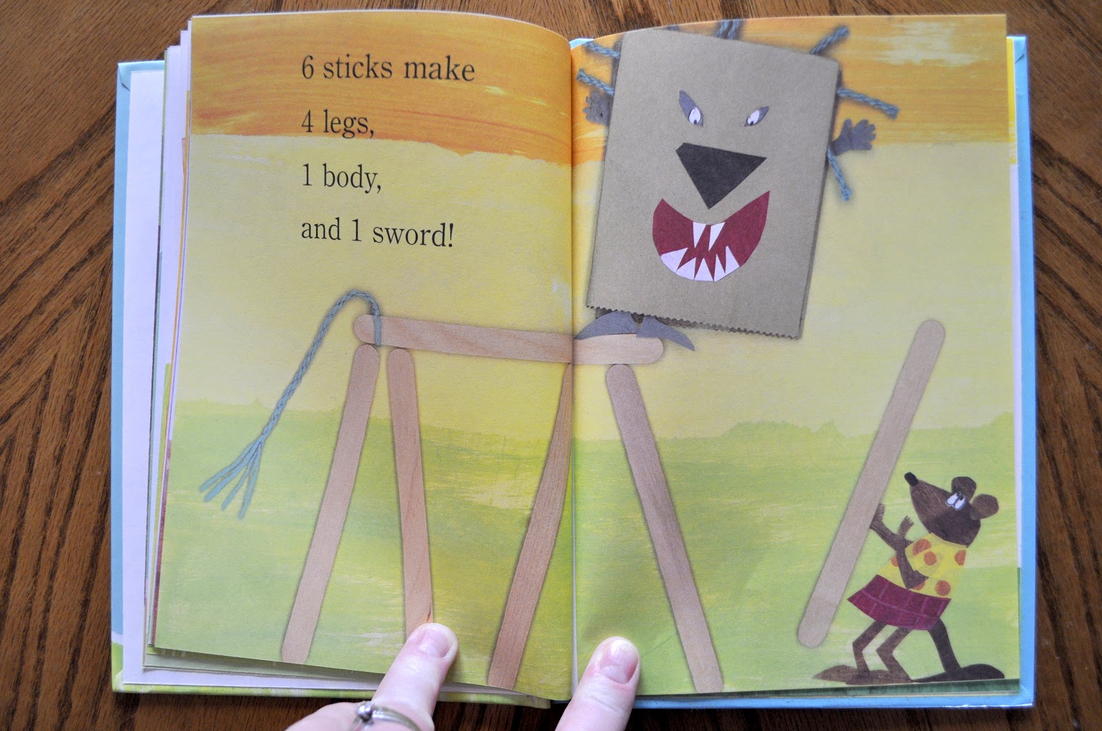 "Six Sticks" Craft ~ She's Crafty