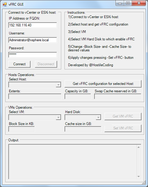 Hostile Coding Vmware Vfrc Management With Gui Powercli