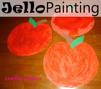 Crafty Biggers: Jello Painting
