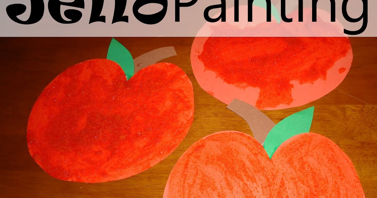 Crafty Biggers: Jello Painting