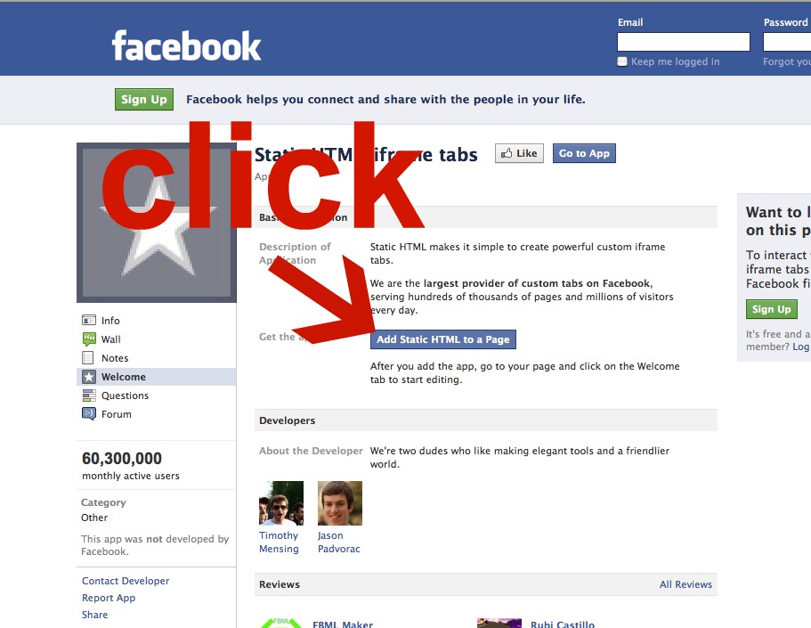 craft whatever: How to Make a Facebook Landing Page