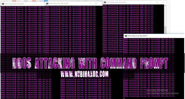 Tutorial Cara Mudah DDOS Attack Hanya Dengan Program CMD/Command Prompt
