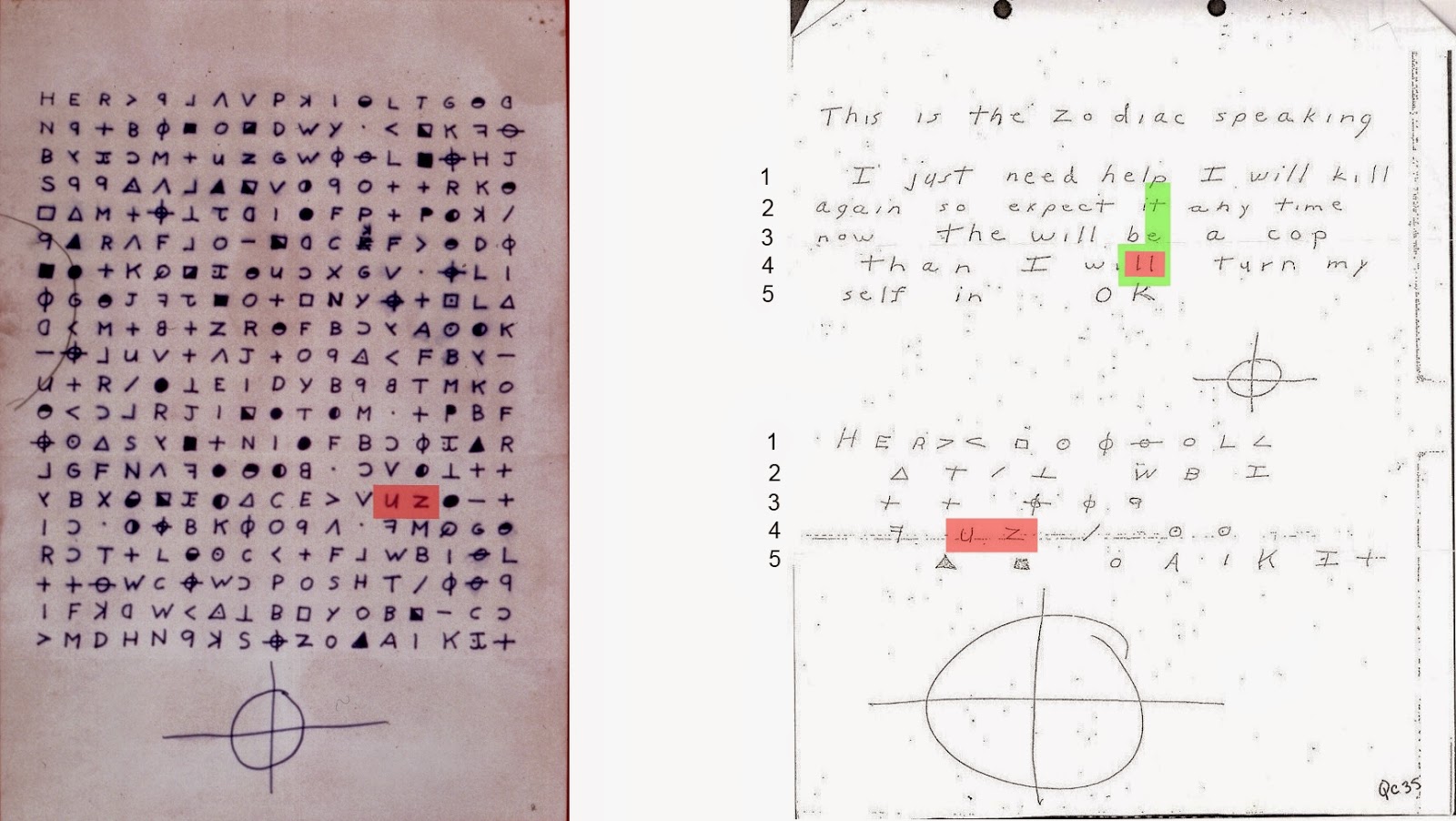 Zodiac Killer Puzzle