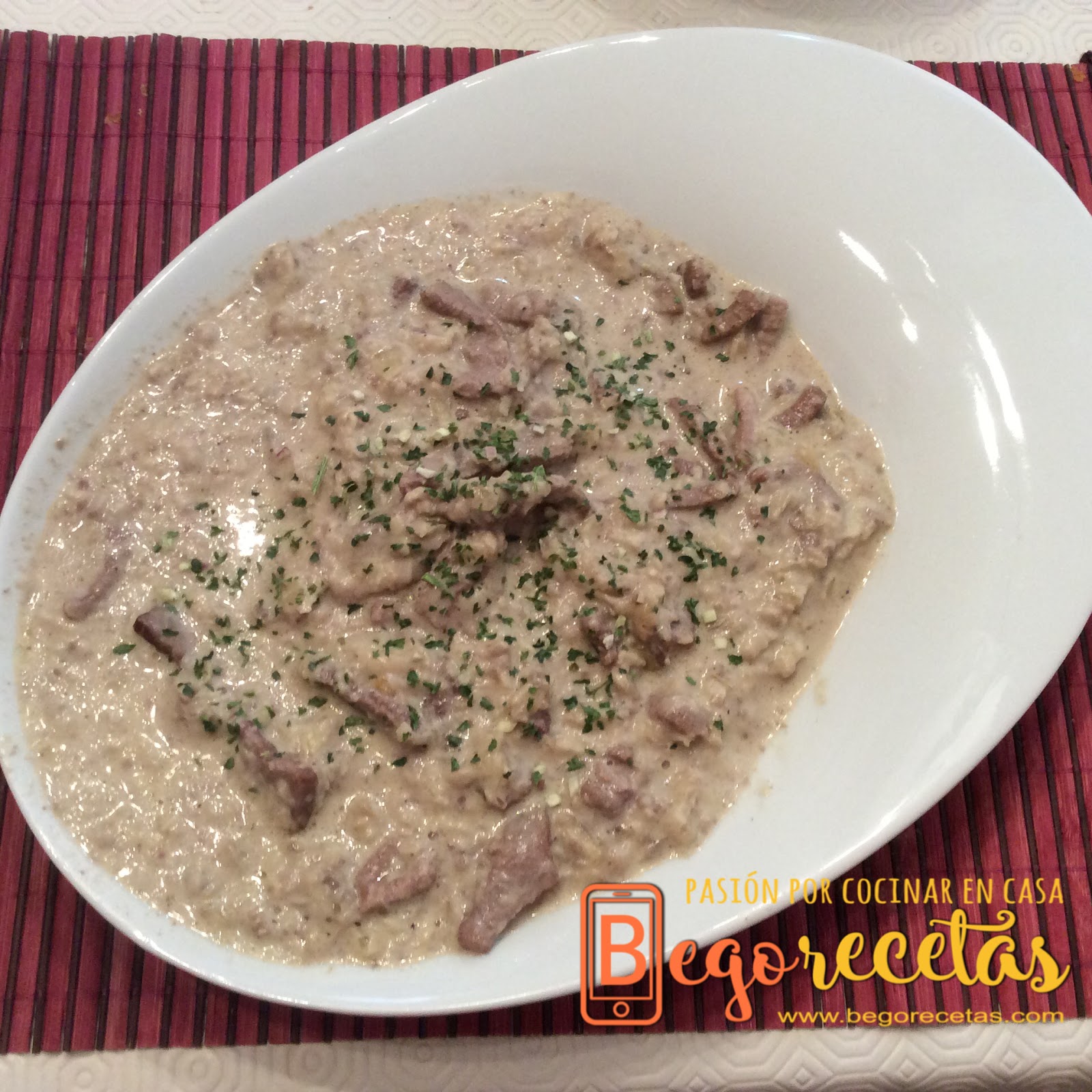 Ternera Strogonoff - Cecomix | BEGORECETAS
