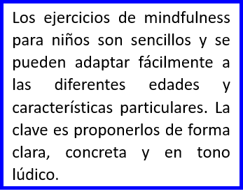 MINDFULNESS PARA NIÑOS