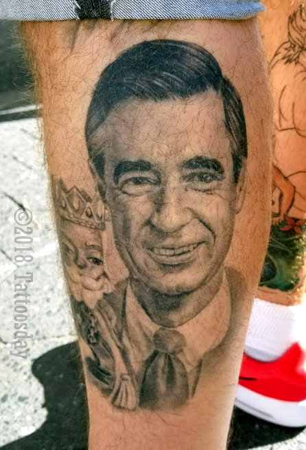 Fred Rogers Arm Tattoos