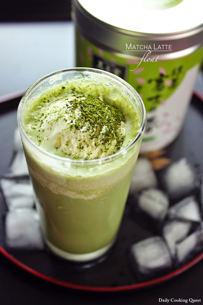 [Japanese Recipes] Matcha Latte Float - All Asian Recipes For You