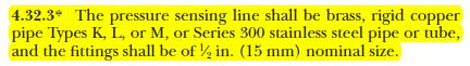Fire pumps sensing line - Fire Protection Specialists