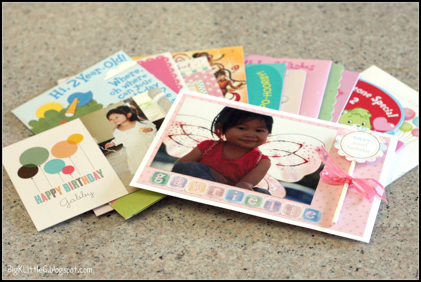 Big K Little G: DIY Birthday Card Keepsake Book Tutorial