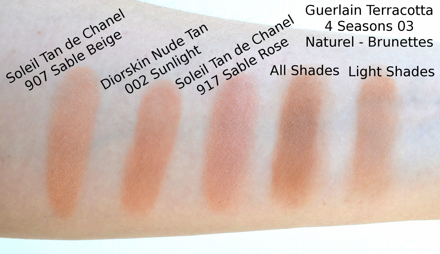 Guerlain Terracotta 4 Seasons 03 Naturel-Brunettes Review and ...