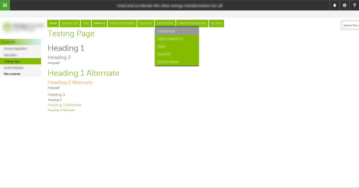 Sharepoint Online Branding With Css