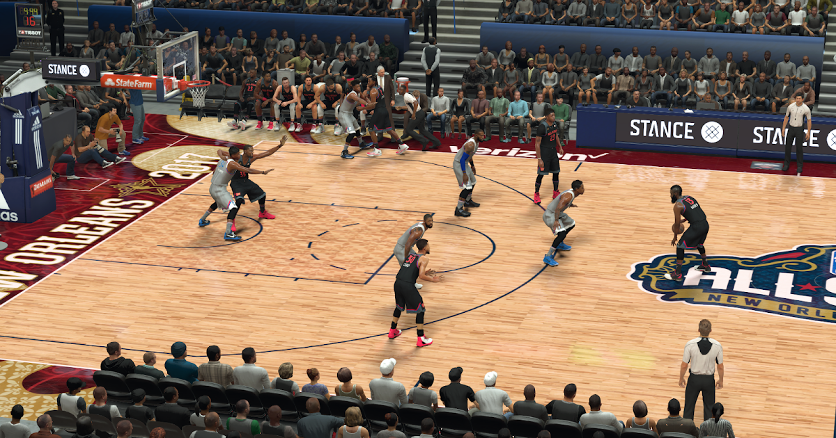 NBA 2K17 2017 NBA All-Star Court - Shuajota: NBA 2K24 Mods, Rosters ...