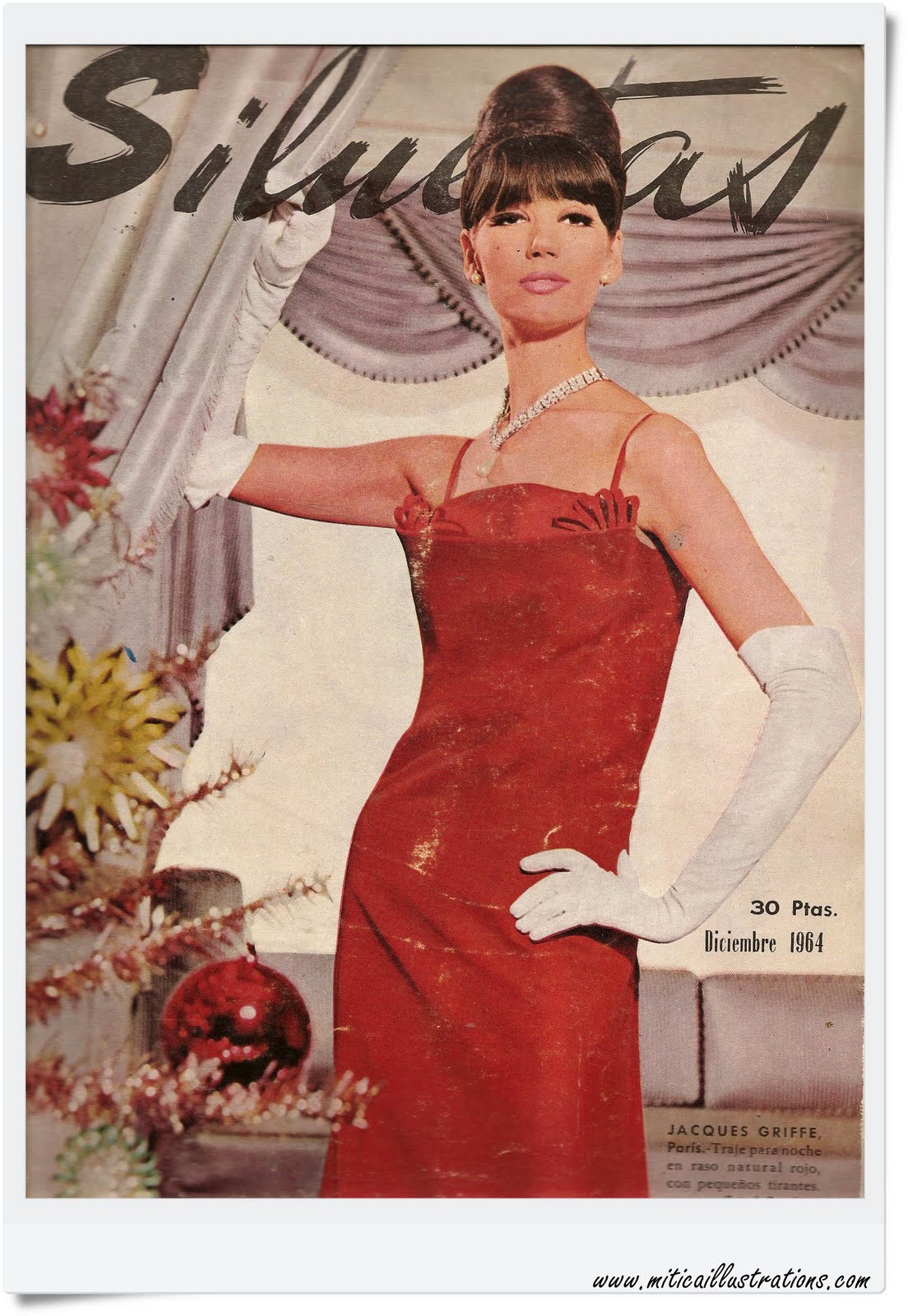 Vintage fashion magazine 1960 - Vanessa Datorre