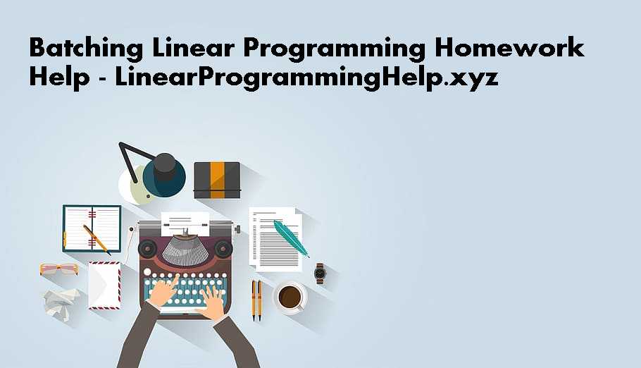 Inventory Management Linear Programming Homework Help