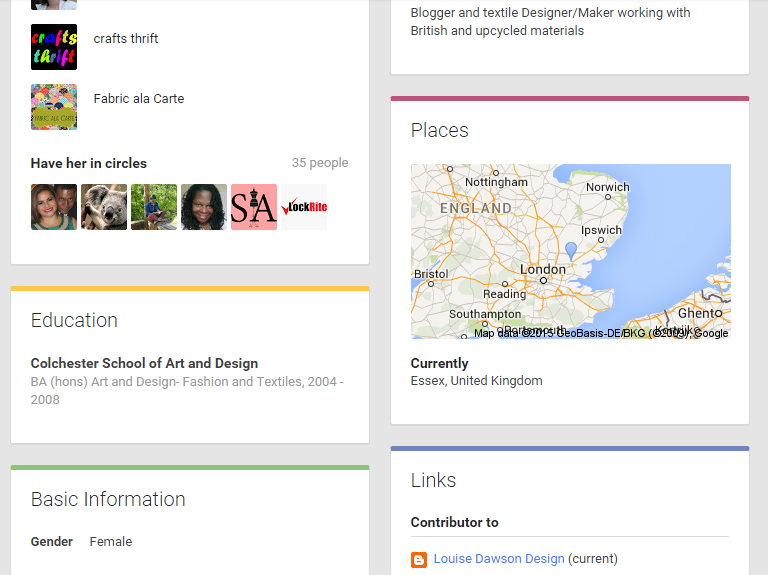 Louise Dawson Design: Louise Dawson Design on Google+!