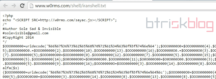 Backdoored Web Shells ~ BTRiskBlog Pentest, ISO27001 ve BT Denetimi ...