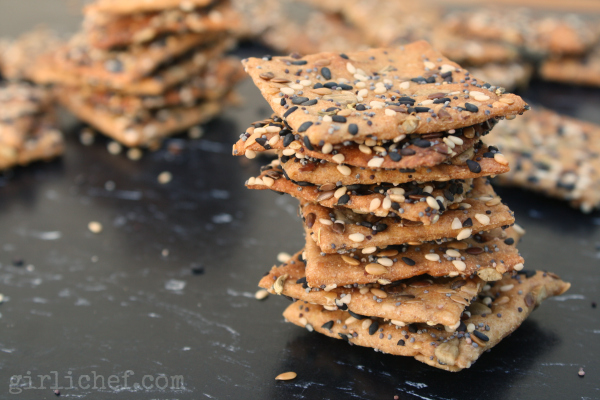 Crunchy Seeded Crackers | All Roads Lead to the Kitchen