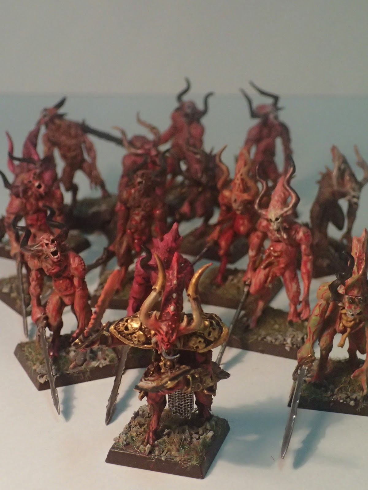 The Greater Army of Khorne: Zombie Bloodletters lead by a Bloodletter ...