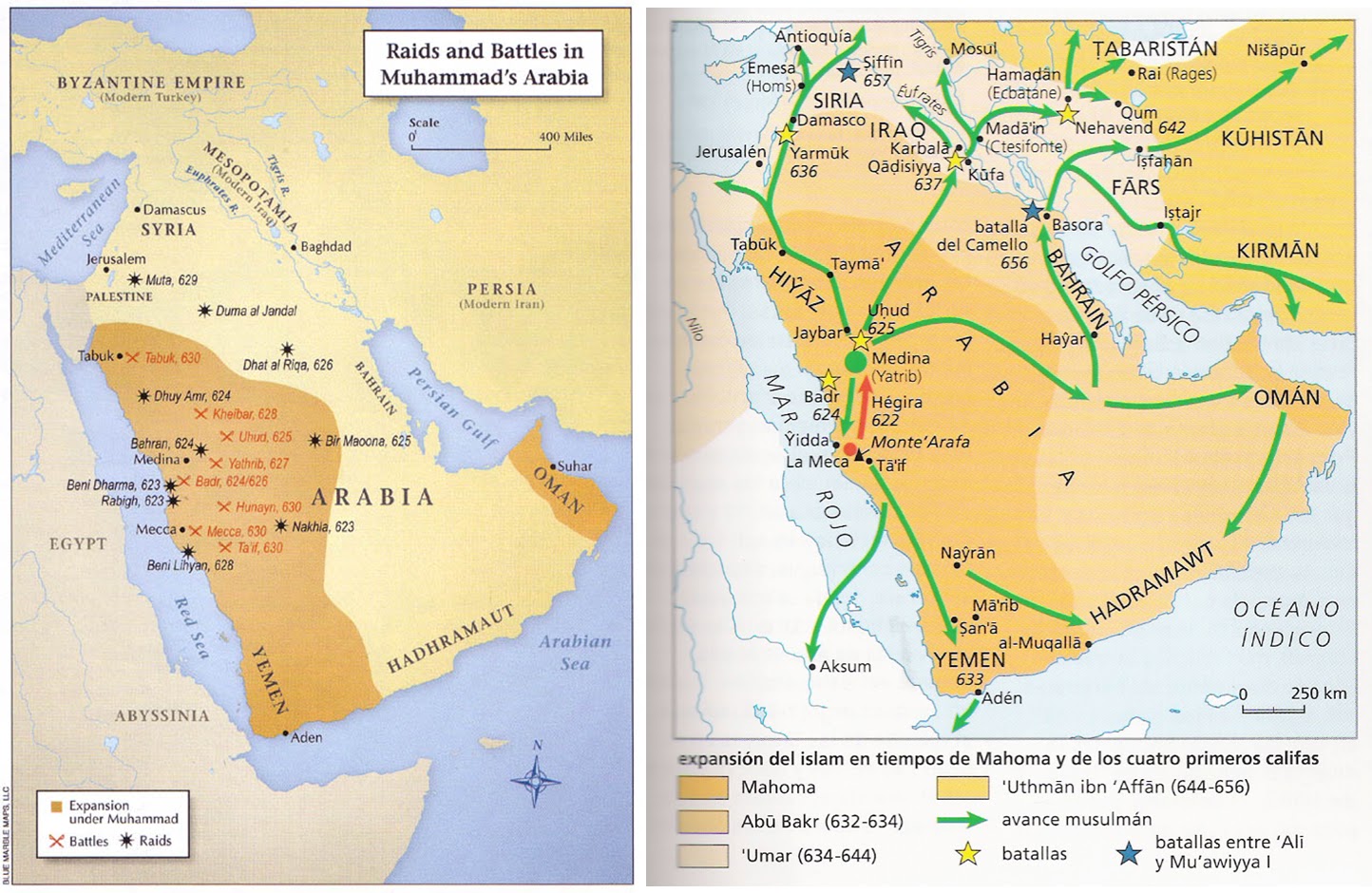 Reyes y Dinastías.: Las Primeras Dinastías Califales del Islam: Califas ...